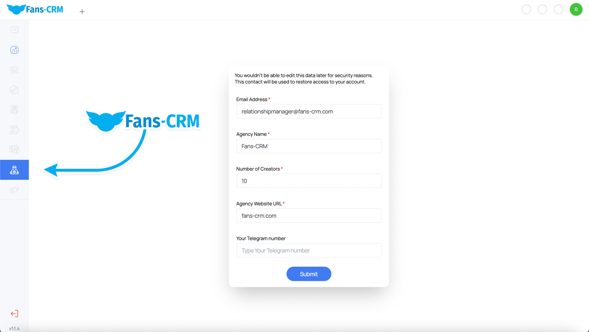 How to Set Up an Agency Management in Fans-CRM? - Fans-CRM